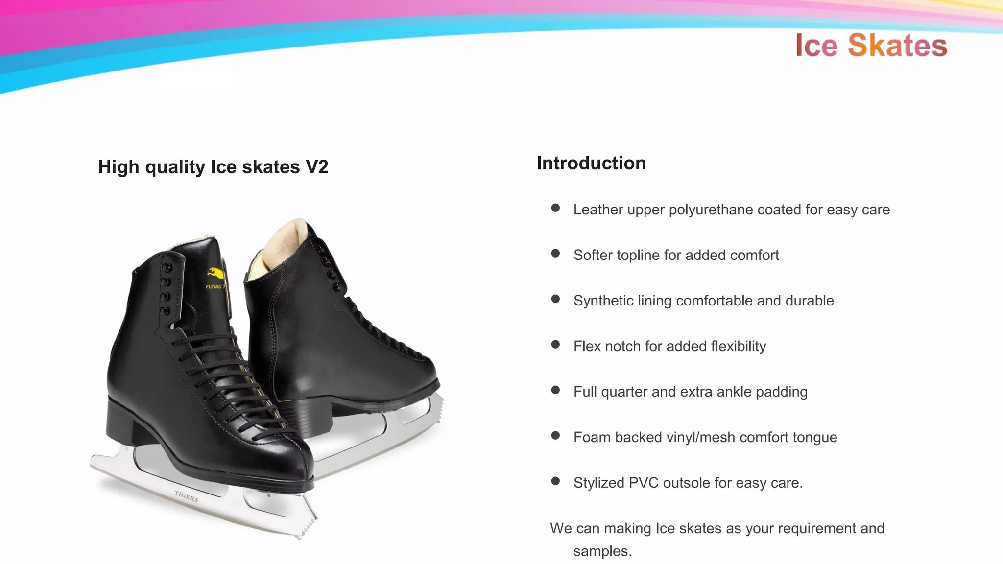 Tiger skates 2018 2019 colletion | PPT