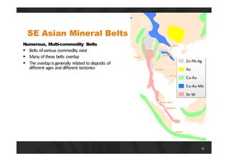 Mineral Deposits of SE Asia: Lessons for Myanmar from Adjacent -Dr ...