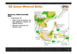 Mineral Deposits of SE Asia: Lessons for Myanmar from Adjacent -Dr ...