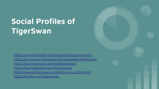 TigerSwan: Worldwide Response and Deployment | PDF