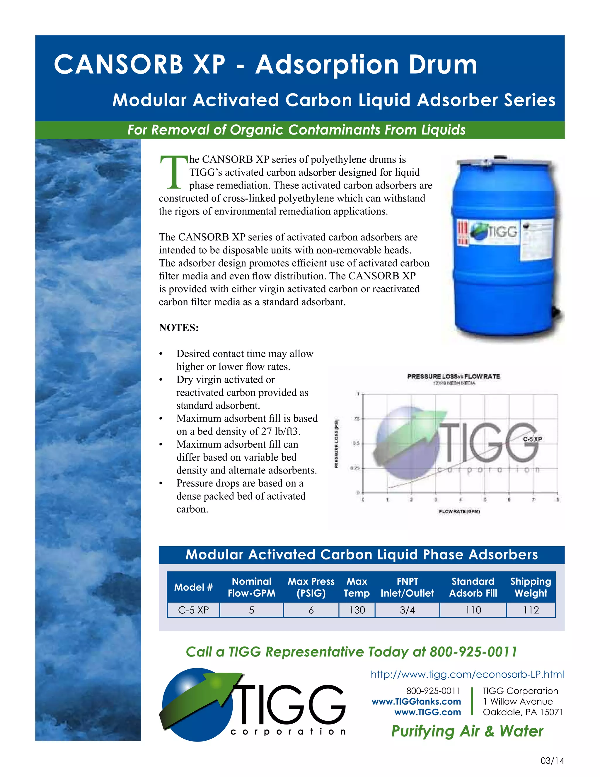 Tigg Cansorb XP Polyethylene Liquid Phase Adsorption Drum | PDF ...