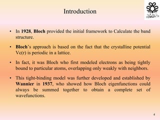 Tight binding | PPTX