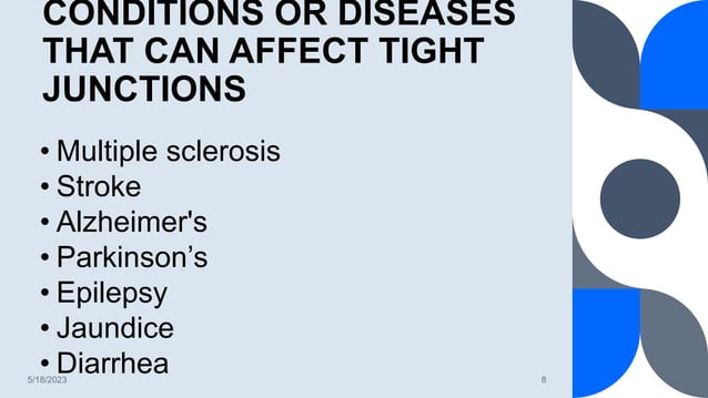 TIGHT JUNCTIONS.pptx