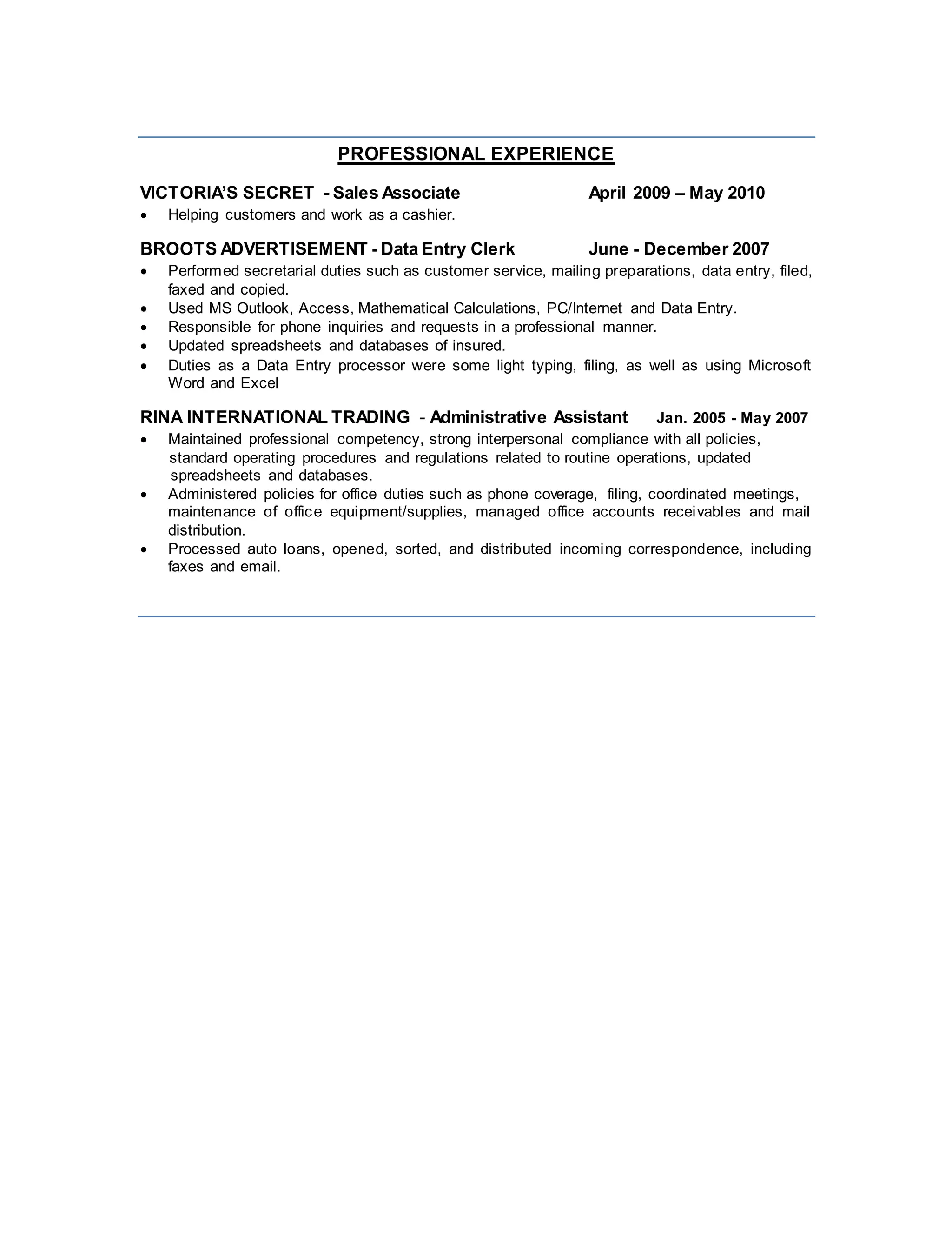 Tigist tsega2015resume | PDF