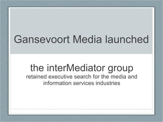 the interMediator group | PPT