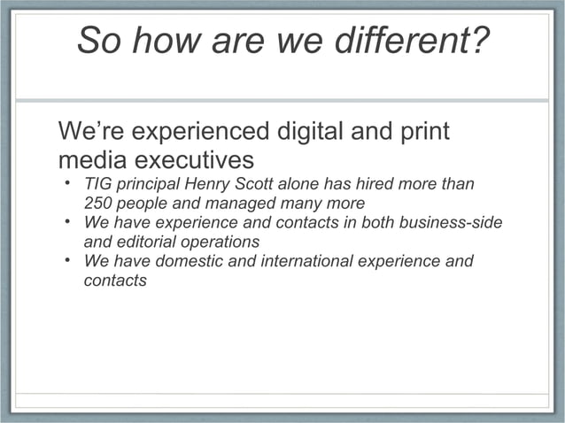 the interMediator group | PPT