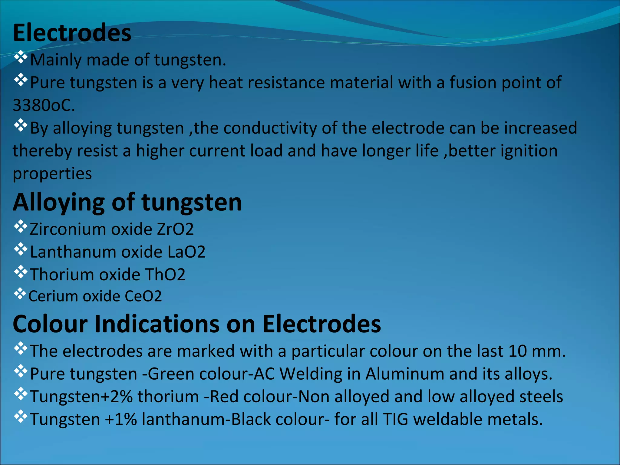 Tig welding ppt overview | PPT