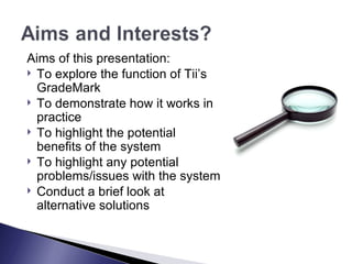 Using Grademark For Effective Feedback Ppt