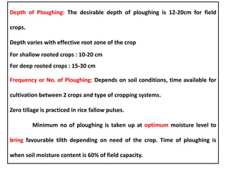 TIilage.pptx 2024 manipulation of soil resulted in tilth | PPT