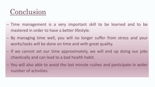 Time management | PPT