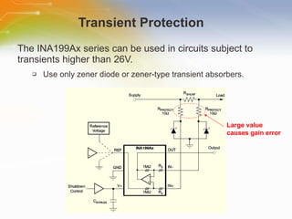INA199Ax Series Current Shunt Monitors | PPT | Internet of Things | Internet