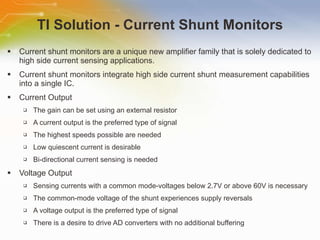 INA199Ax Series Current Shunt Monitors | PPT | Internet of Things | Internet