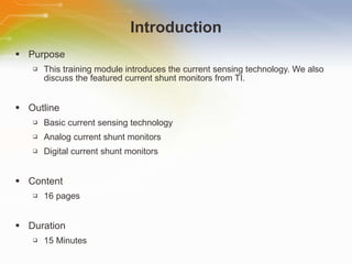 Current Shunt Monitors | PPT