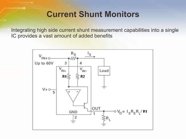 Current Shunt Monitors | PPT