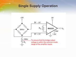 INA333 - Zero Drift Instrumentation Amplifier | PPT
