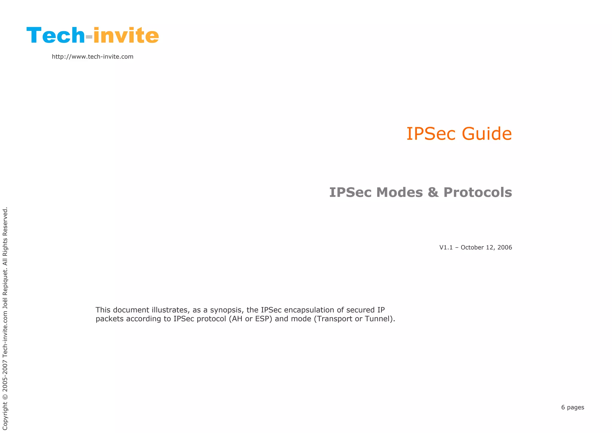 Ti Ip Sec Modes | PDF | Computer Networking | Computing