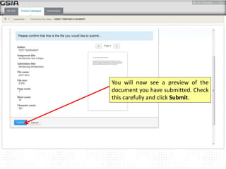 MSA Turnitin intro | PPTX