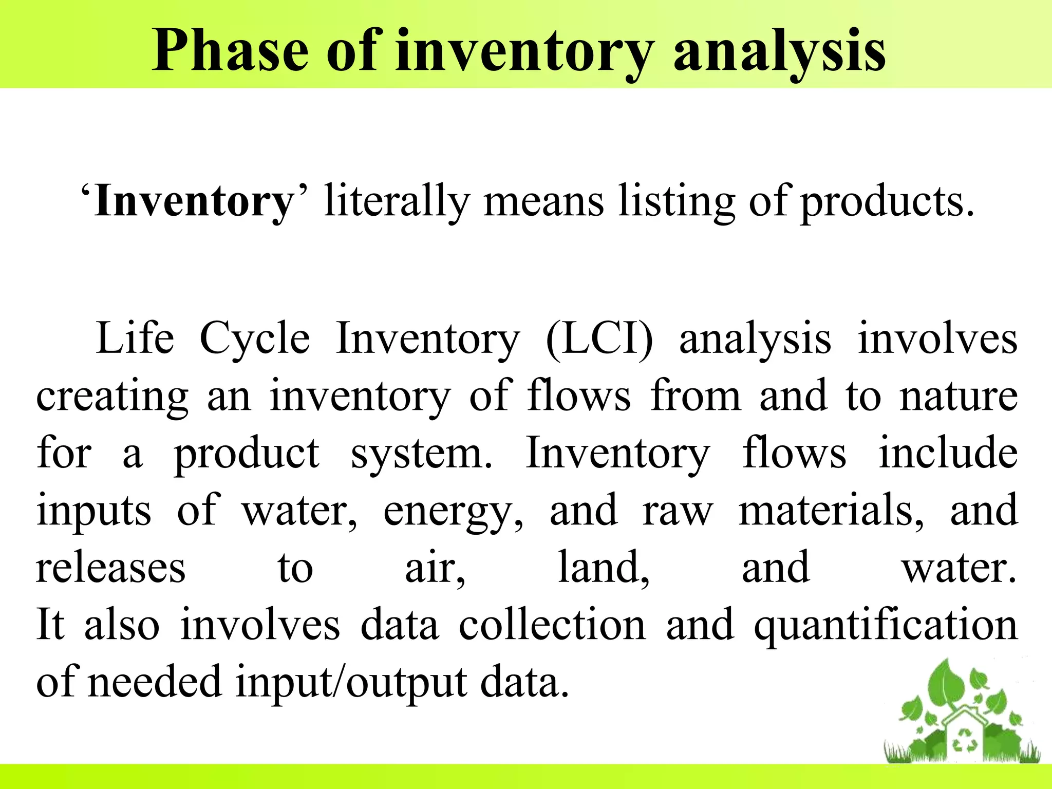 Life Cycle Assessment | PPTX