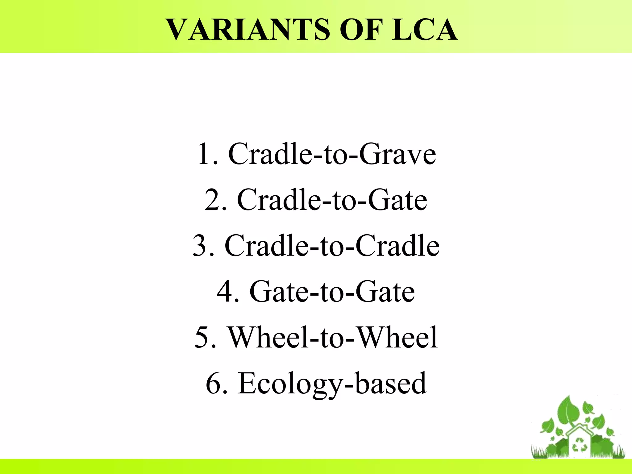 Life Cycle Assessment | PPTX