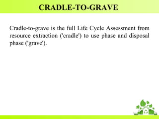 Life Cycle Assessment | PPTX