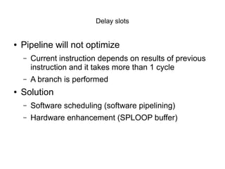 Ti DSP optimization on Jacinto | ODP