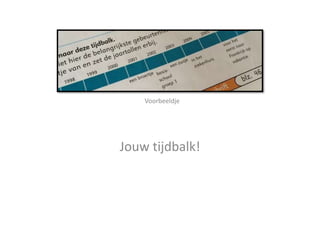 Tijdlijn maken | PPT