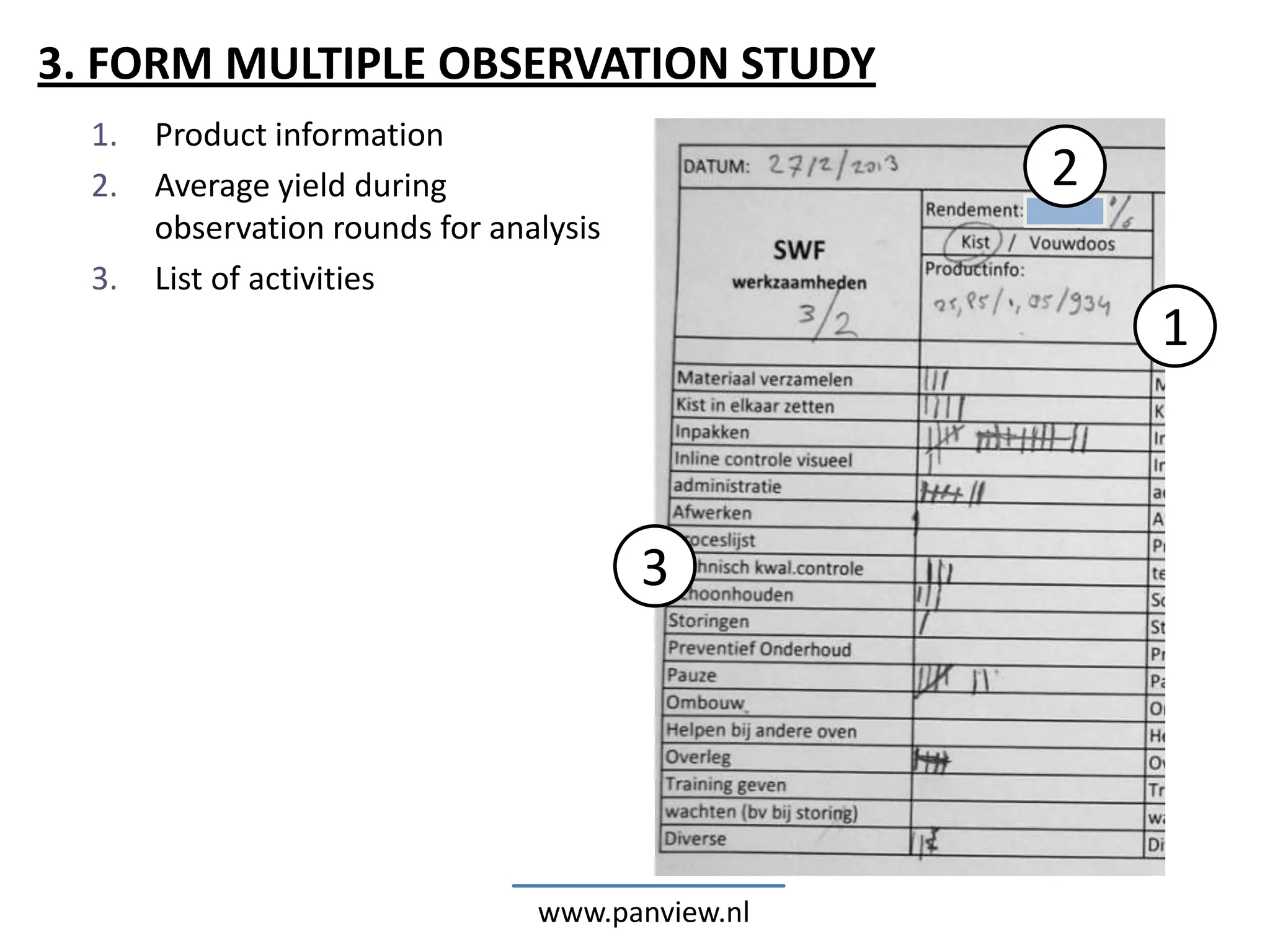 Timestudy in Practice | PPT