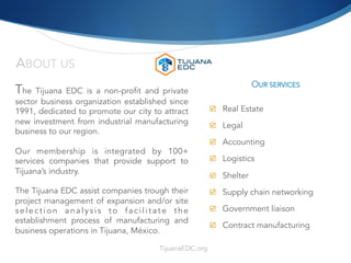 Tijuana manufacturing industry overview | PDF