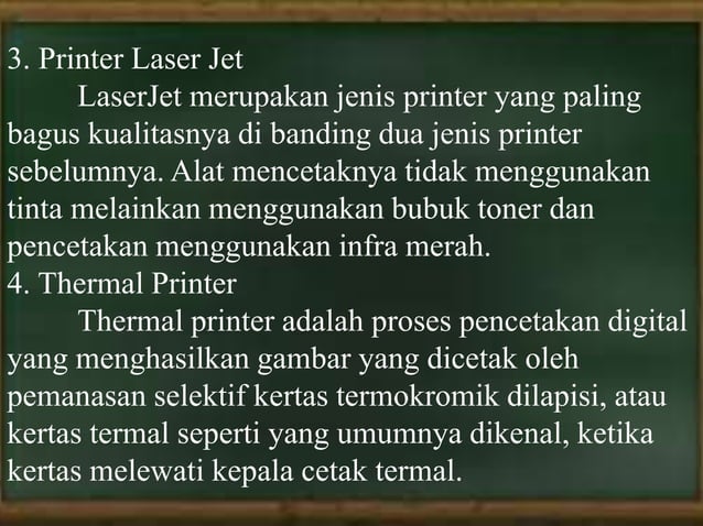 sejarah printer dan scanner | PPTX