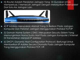 operasi dasar komputer dan jaringan komputer | PPT