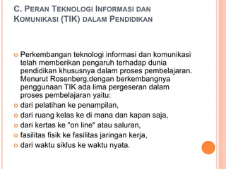 pengertian Teknologi komunikasi dan informasi | PPTX