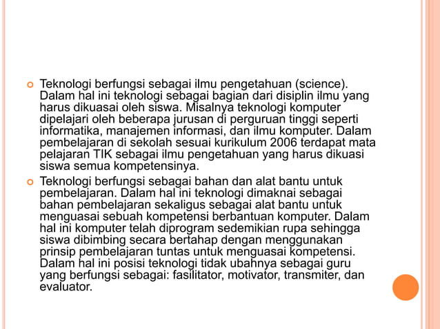 pengertian Teknologi komunikasi dan informasi | PPTX