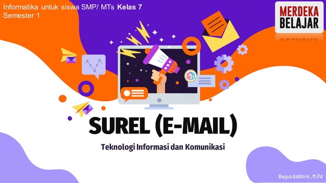 pelajaran tik tentang surel atau email smp | PPT