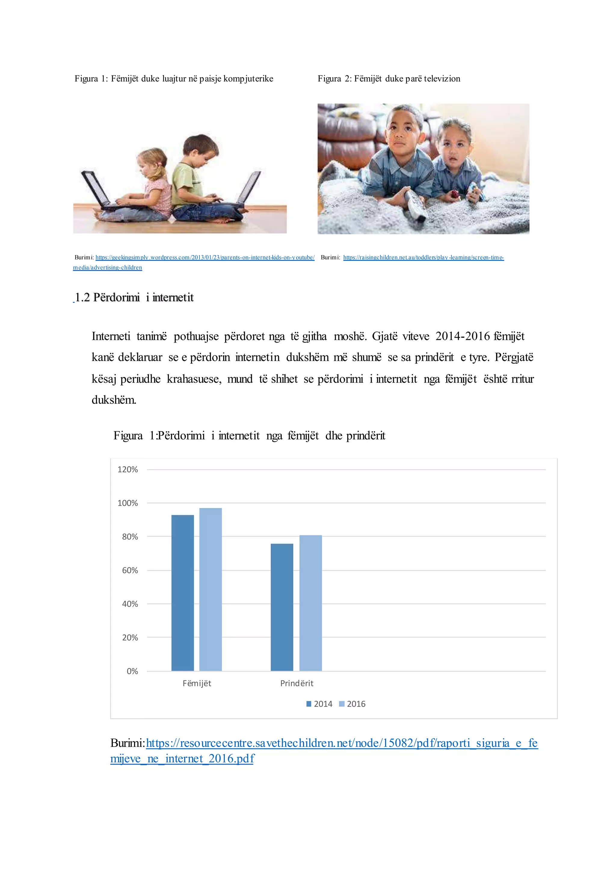 Siguria e femijeve ne internet | DOCX