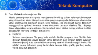 Informatika_Teknik Komputer_Manajemen File | PPT