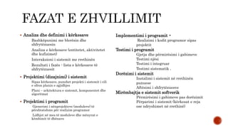 CIKLI I ZHVILLIMIT TE SOFTWARE (TIK 12) | PPTX