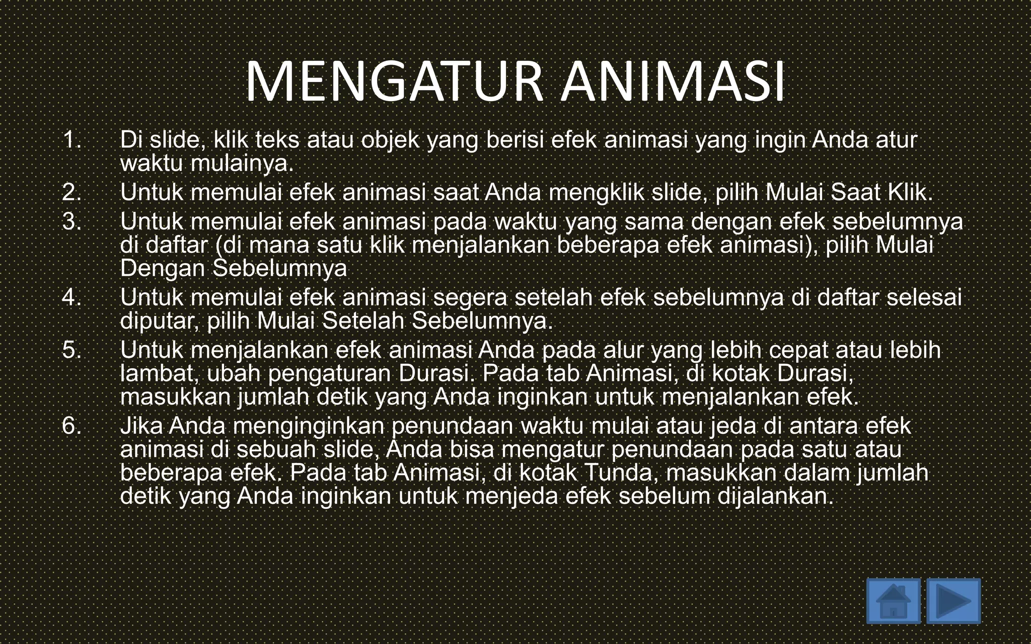 PPT TIK : ANIMASI, SOUND, DAN MOVIES | PPTX