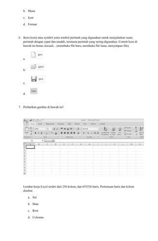 Soal Midle Semester TIK Kelas 8 MTs | PDF