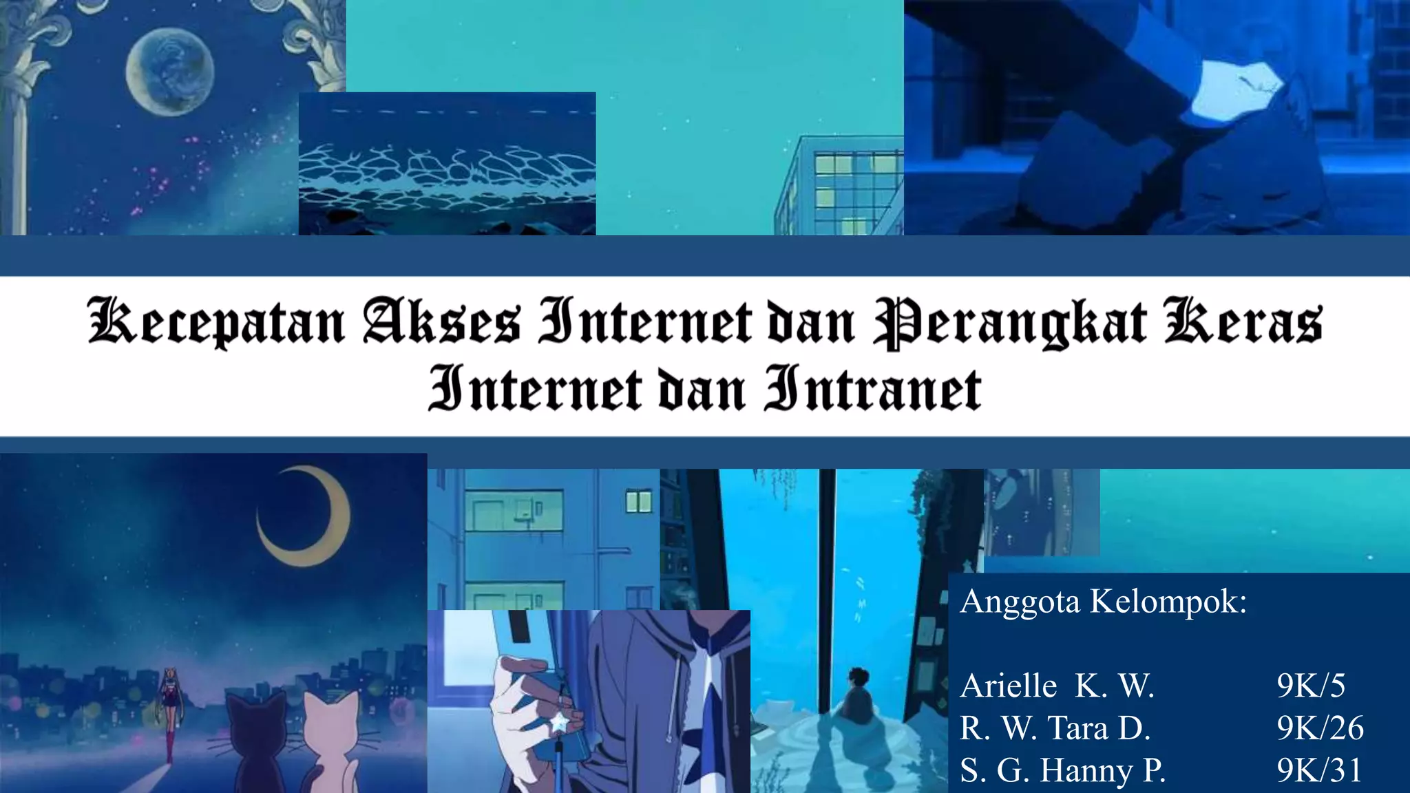 Kecepatan Akses Internet dan Perangkat Keras Internet dan Intranet | PPT