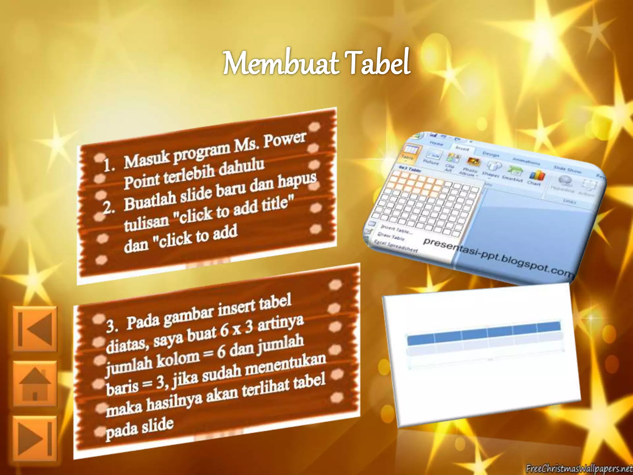 Bab 3 Menambahkan Tabel, Grafik, dan Diagram pada Microsoft Office Power Point 2007 | PPTX