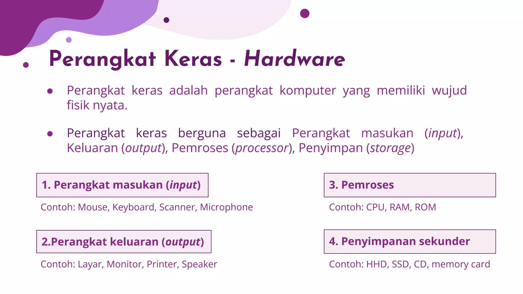 Tik bab 4 - Sistem Komputer | PDF
