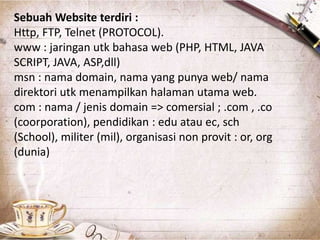 mendemonstrasikan akses internet sesuai prosedur | PPTX