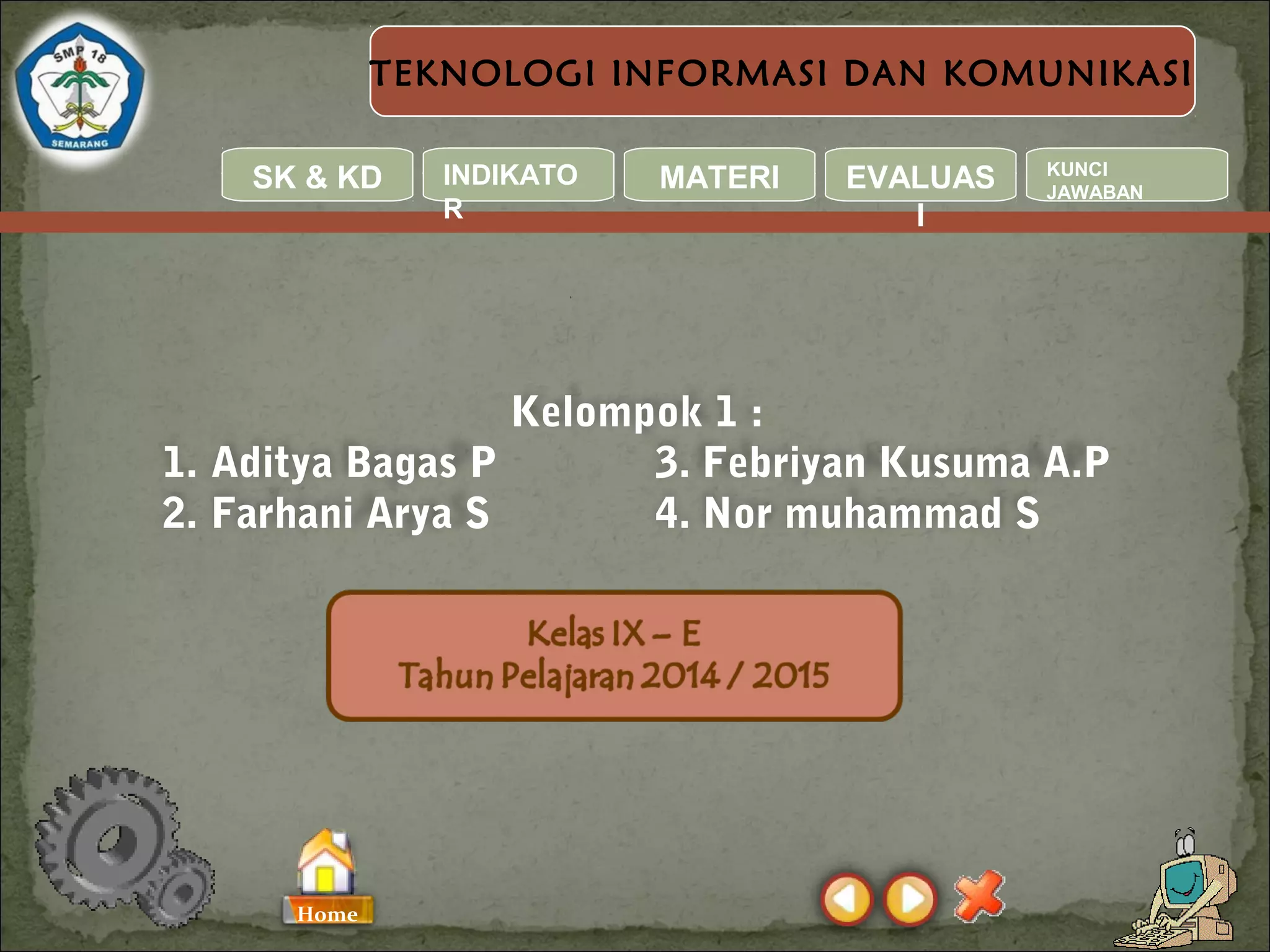 Materi TIK kelas 9 semester 1 | PPT