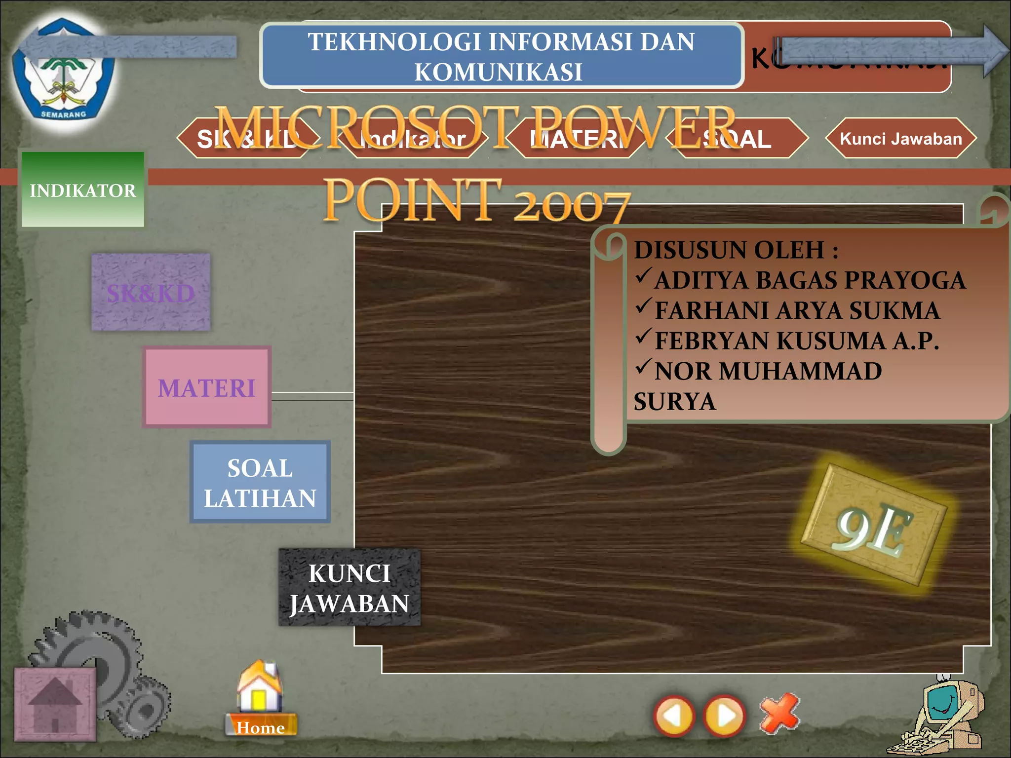 Materi TIK kelas 9 semester 1 | PPT