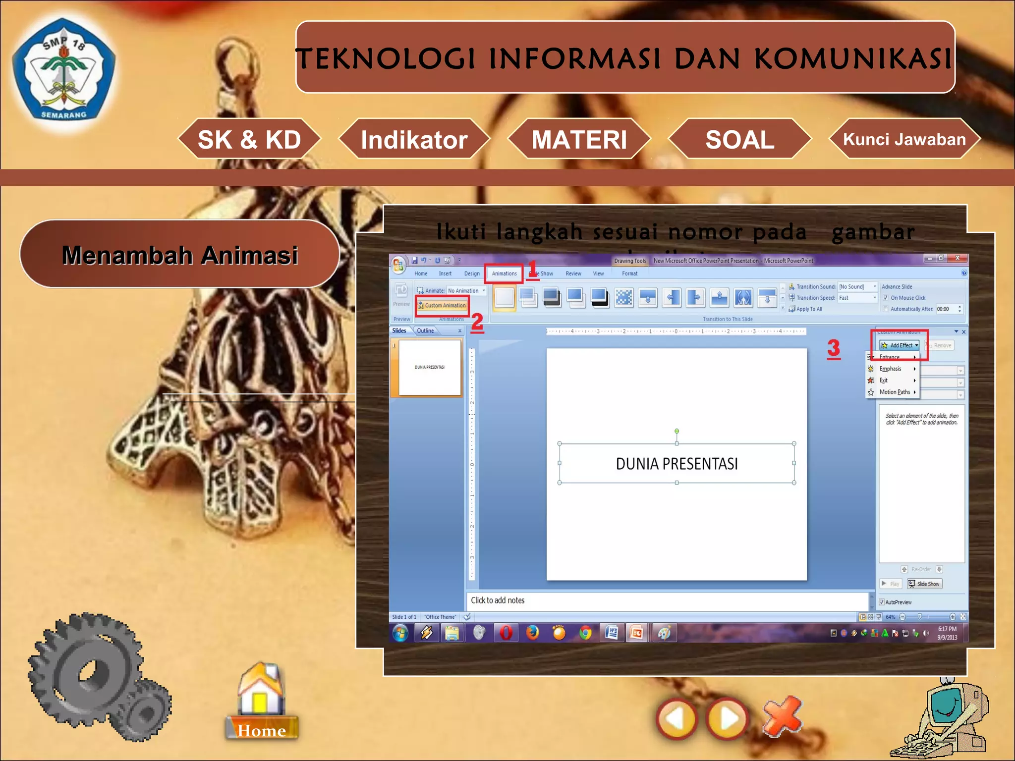 Materi TIK kelas 9 semester 1 | PPT