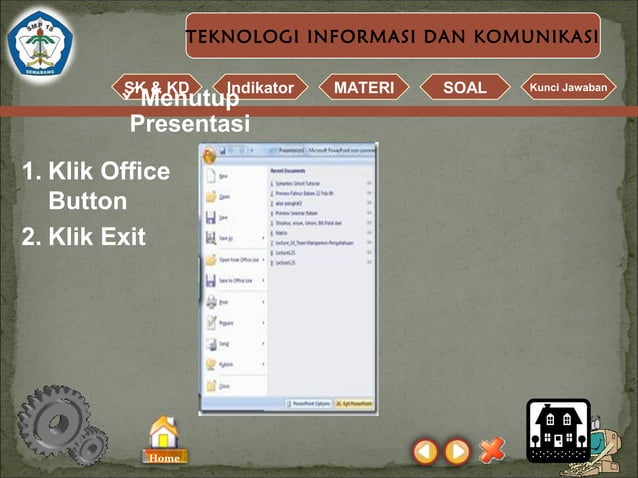 Materi TIK kelas 9 semester 1 | PPT