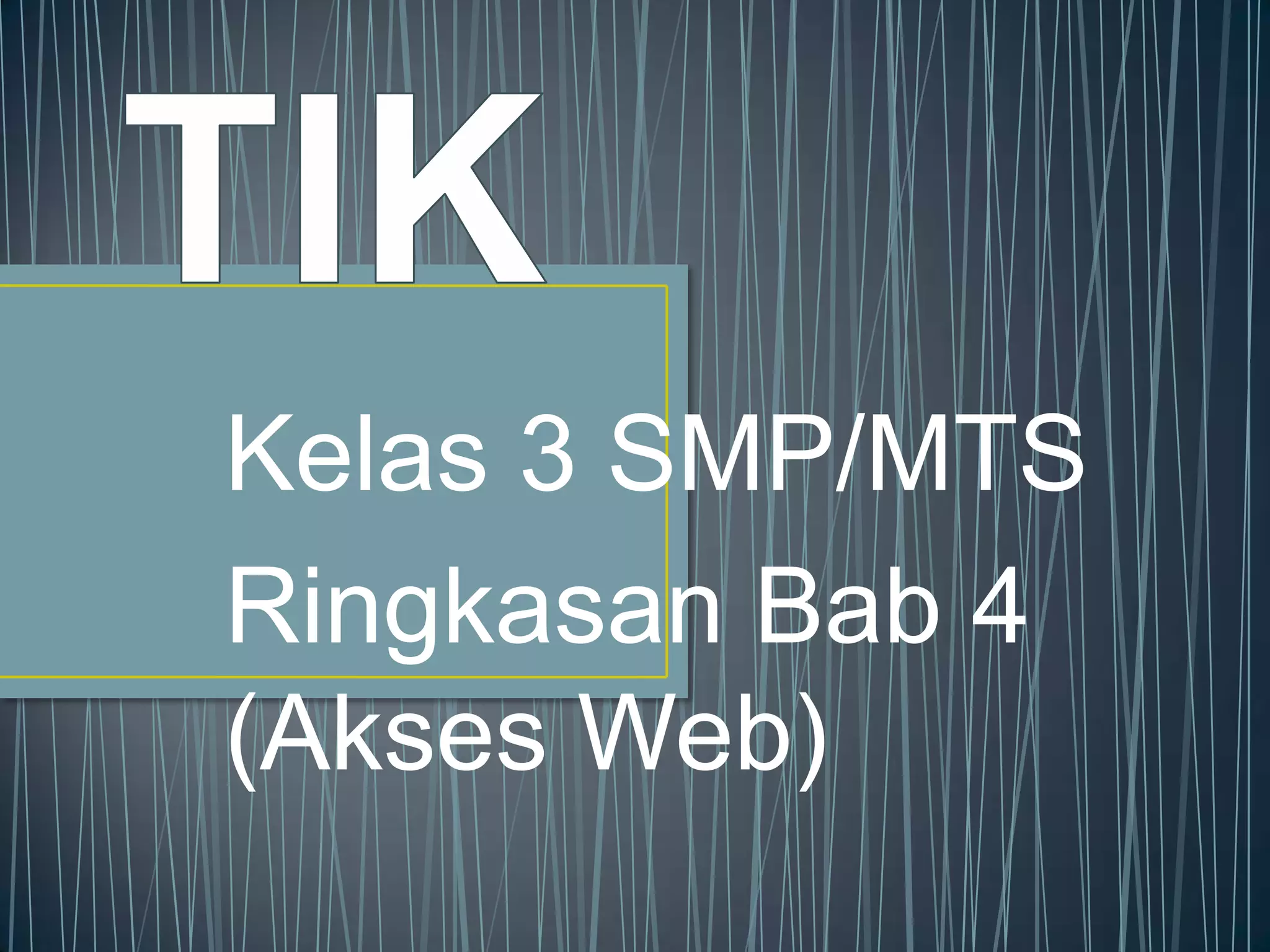 rangkuman tik bab 4 version daffa | PPTX