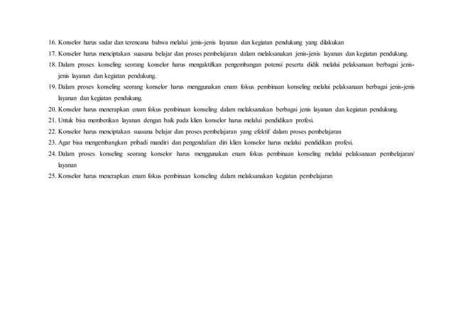 Matrix layanan konseling diagram A & B | PPT