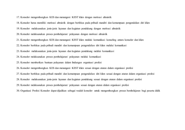 Matrix layanan konseling diagram A & B | PPT