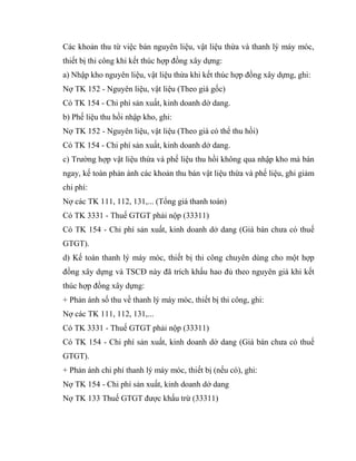 Tai khoan 154 - chi phí sản xuất, kinh doanh dở dang | PDF